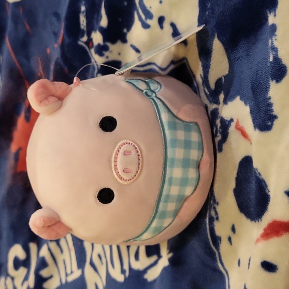 Squishmallows | Toys | 5 Peter The Pig In A Blue Bandana Squishmallow ...